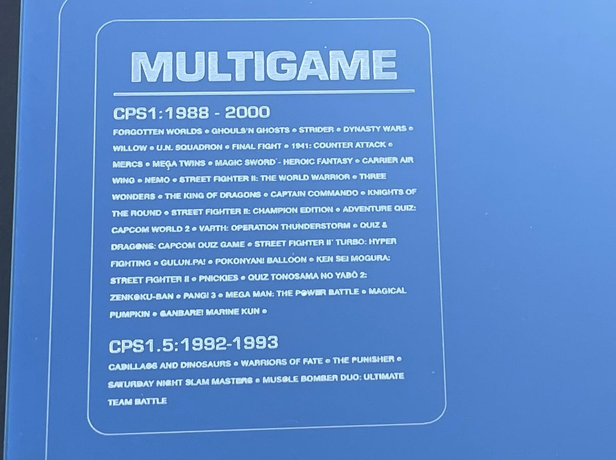 Darksoft Capcom Cps1 Multi Acrylic Plates Lions3