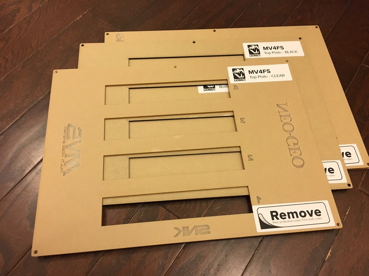 NEO-GEO MV4FS Top & Bottom Plates – Lions3